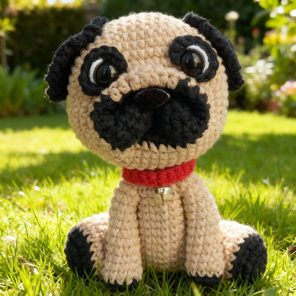 Pug Dog - Crochet Pattern – Edna Crafts